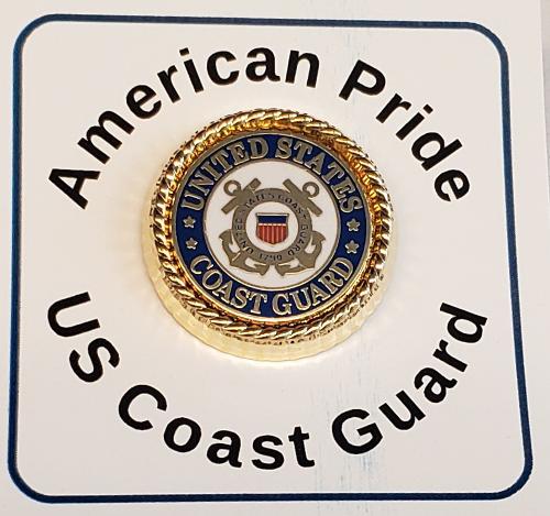 US COAST GUARD LOGO LAPEL PIN / MOUNTED ON CARD / IMPORT - Sport Coat ...