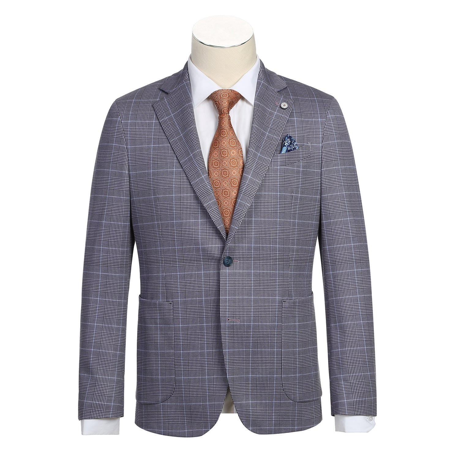 Pellagio Men's Half Canvas Blazer - Sport Coat Blazer