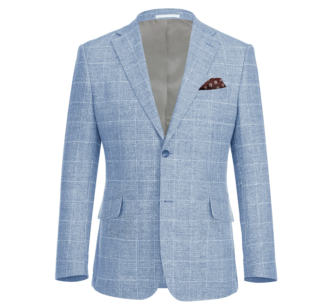 Men's Slim Fit Blazer Cotton and Linen-Blend Summer Sport Coat - Sport ...